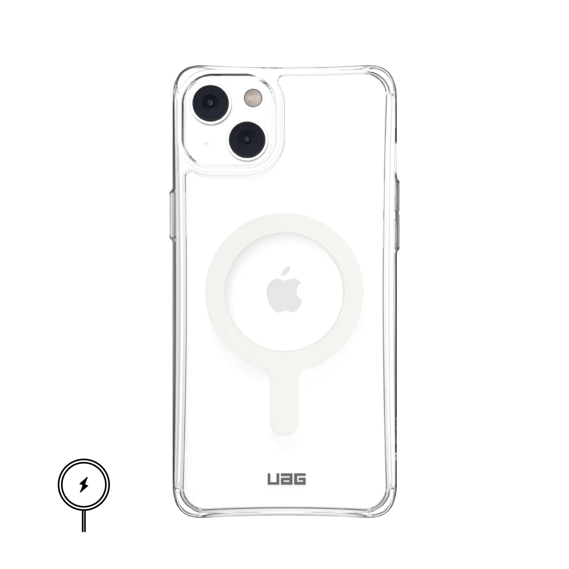 Чехол с поддержкой MAGSAFE Uag Plyo для iPhone 14 Plus 6.7", цвет прозрачный (Ice)