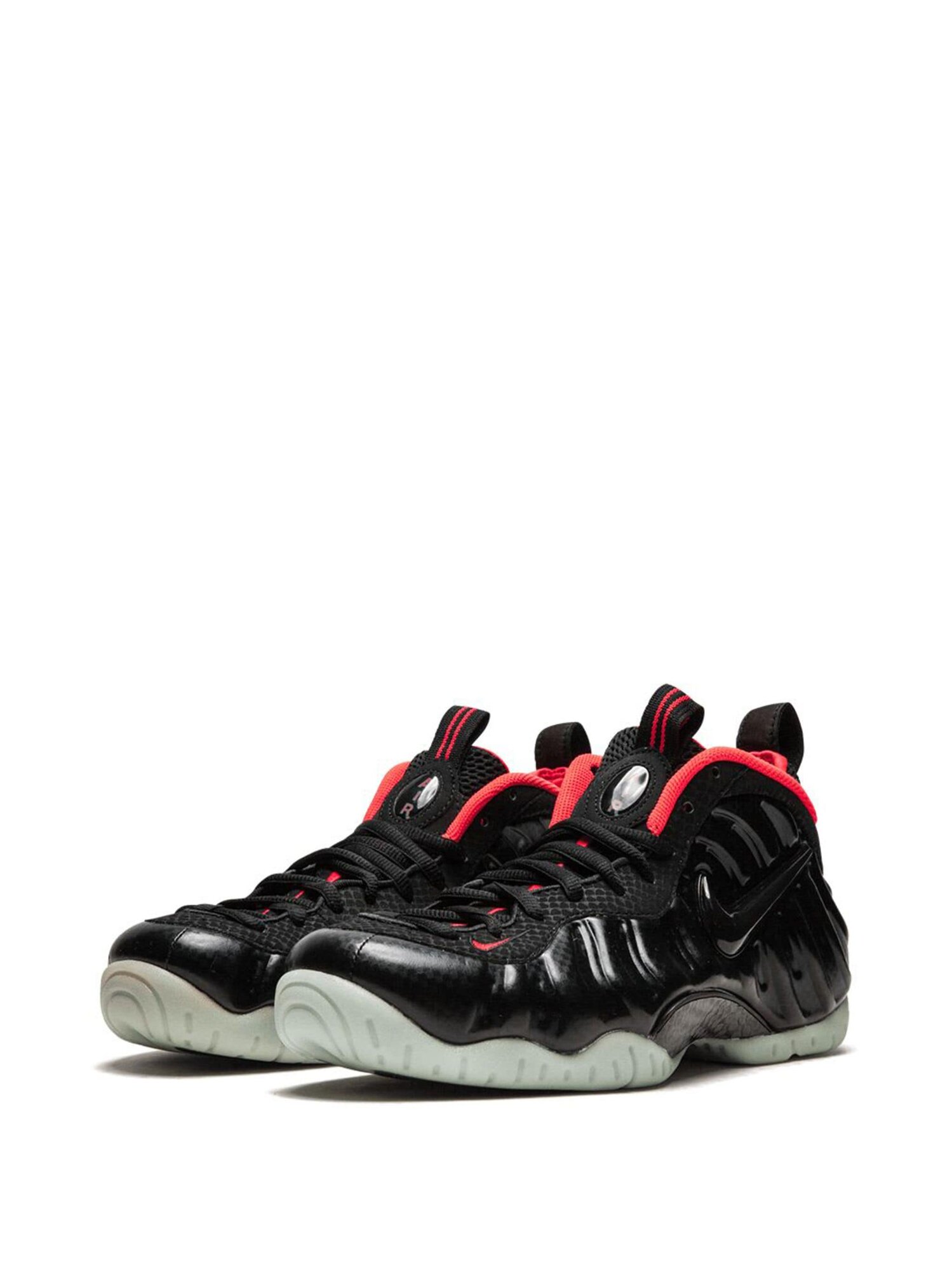 Кроссовки NIKE 'Air Foamposite Pro PRM', размер 11.5 US, black/black — фото 1