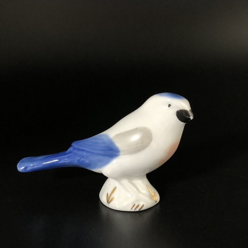 Статуэтка «Снегирь», Вербилки, фарфор, СССР, 1960-е гг.