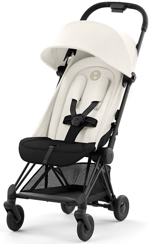 Cybex Coya (Matt Black Off White с дождевиком)