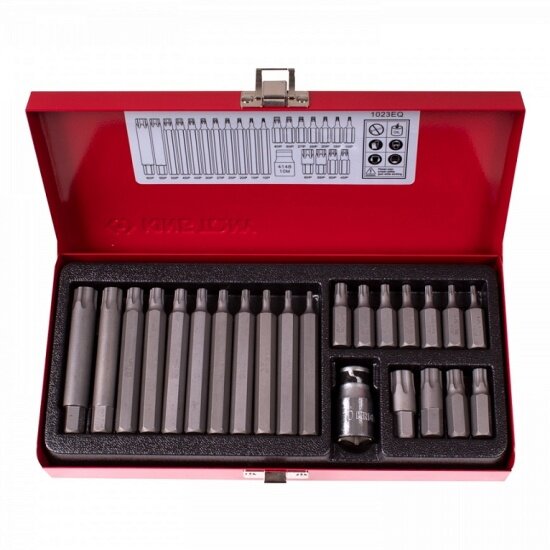 Набор вставок (бит) King Tony 1023EQ, 10мм, Torx plus, IP10-IP60, 23 предмета