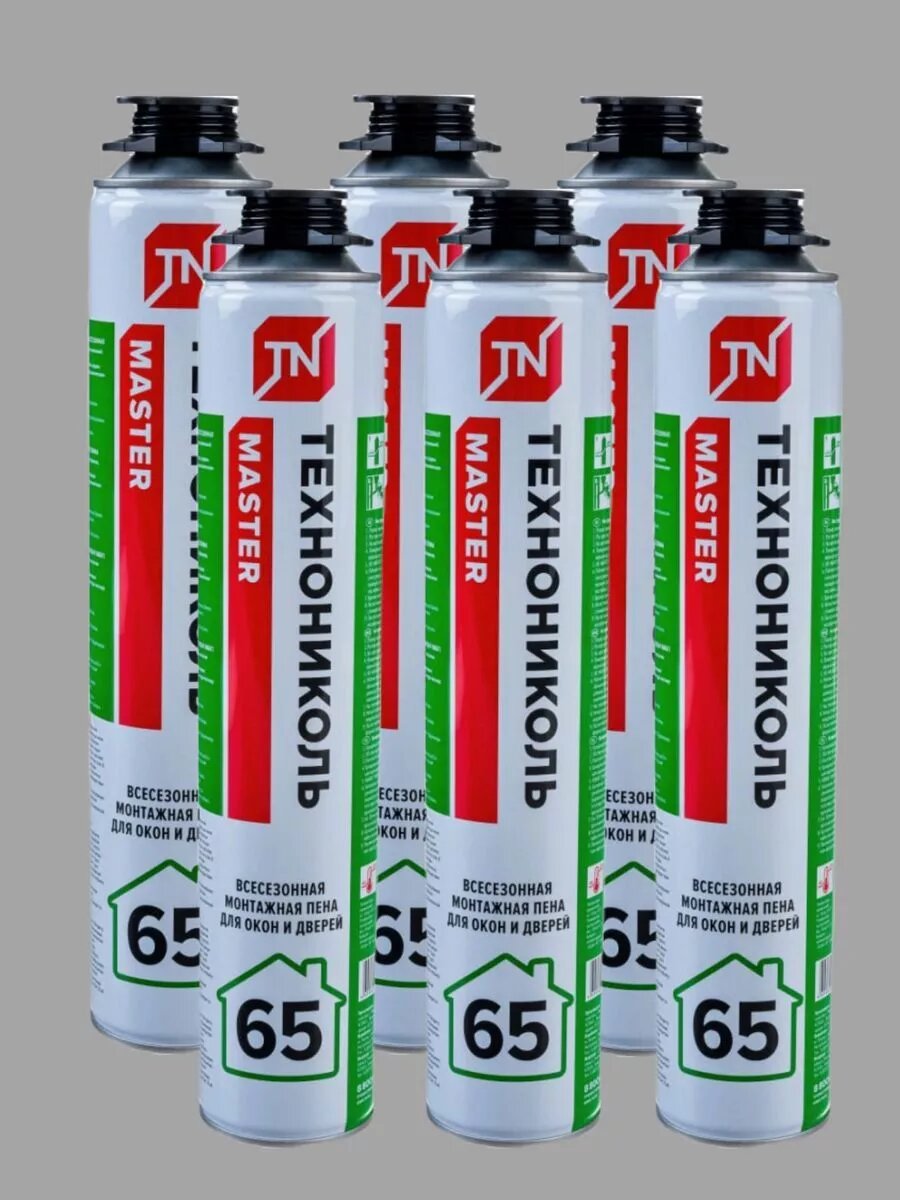 Пена монтажная MASTER 65 всесезонная