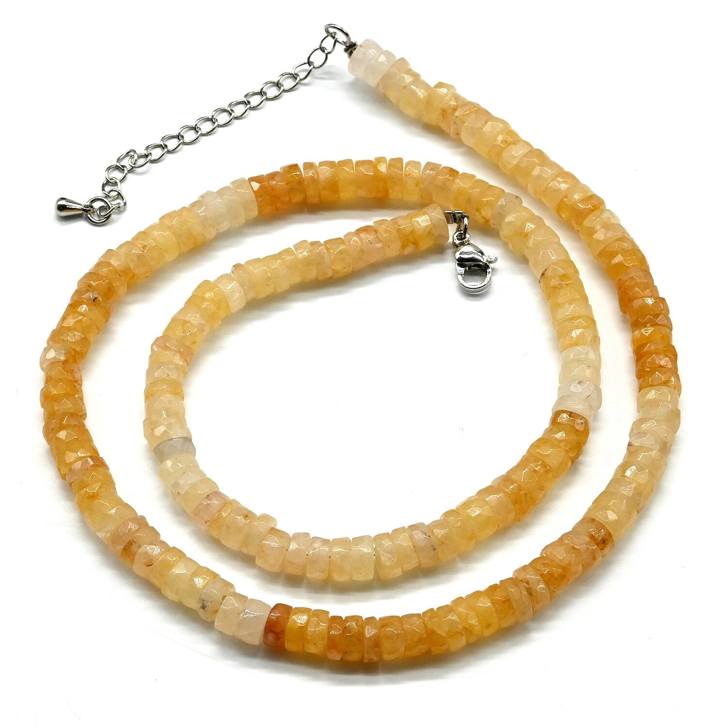 Бусы, цитрин