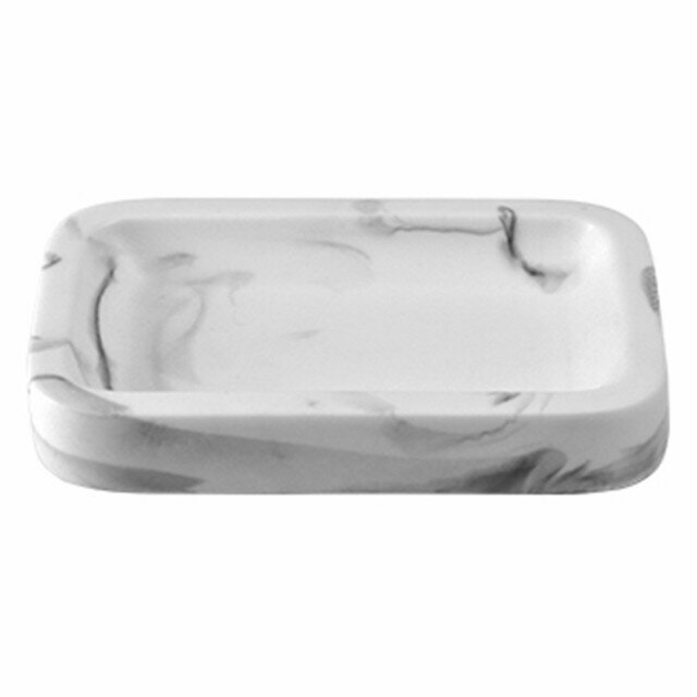 WASSERKRAFT Ems 1629 мыльница из полирезина с мраморной фактурой для ванной комнаты