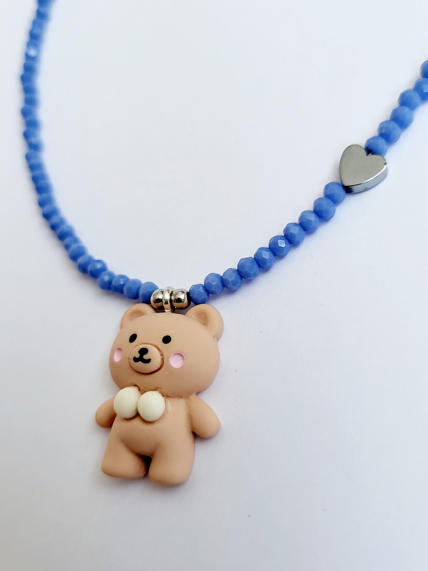 Колье, стекло, акрил