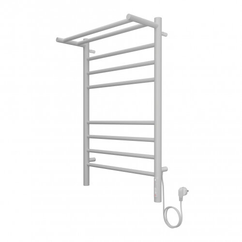 Полотенцесушитель Terminus Аврора с полкой П8 500х800 электро КС 9003 матовый