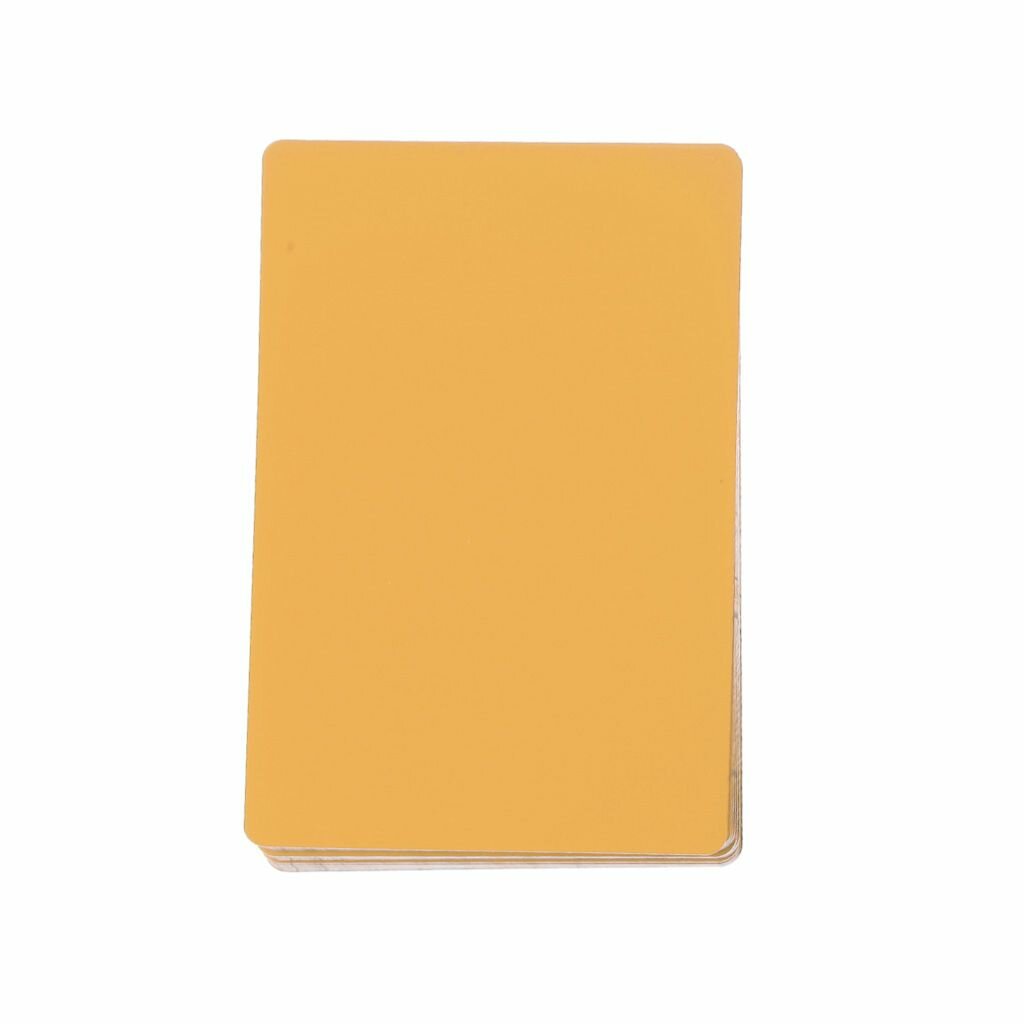 50 шт. Металлические визитки для гравировки 9 цветов