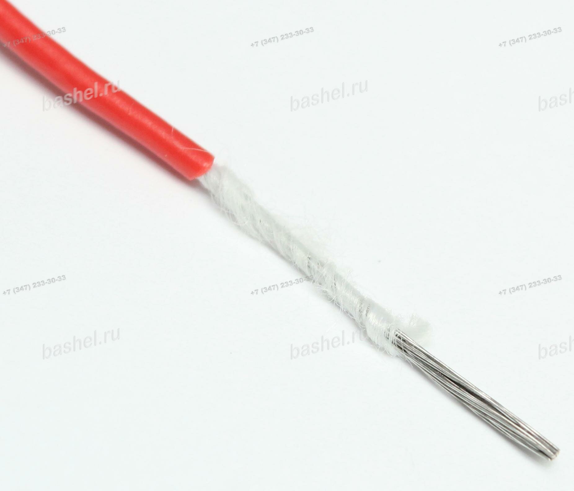 Провод монтажный МГШВ-0,35 кв. мм красный
