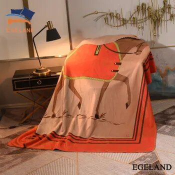 E GELAND Покрывало Гермес, Бархат с размерами: 230 x 200 см