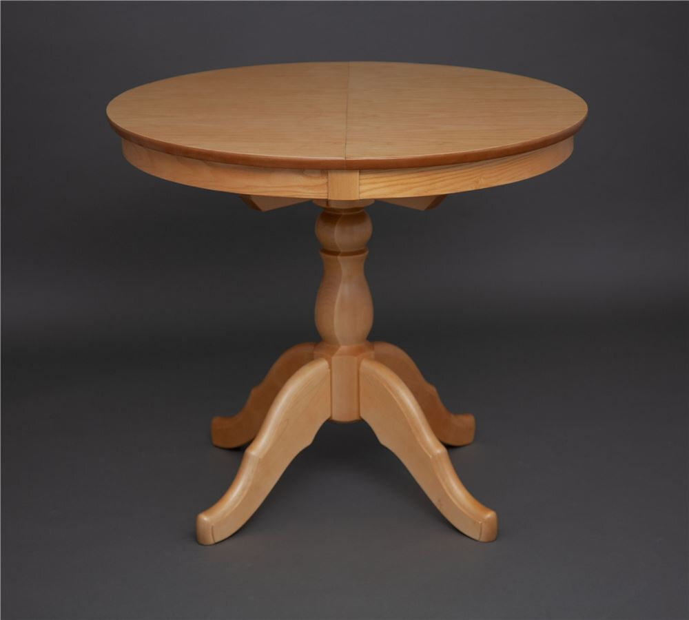 Стол обеденный Круглый-0090 (светлый тон)