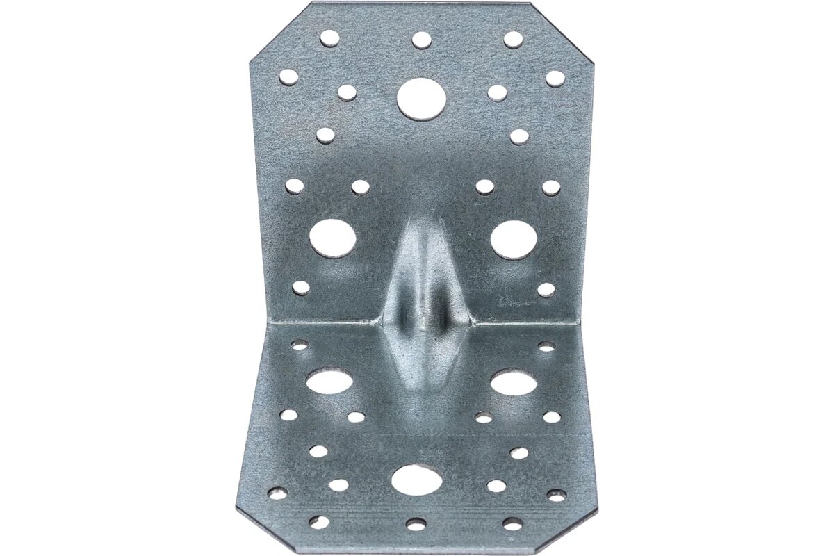 Gigant крепежный уголок усиленный 90х100х100х1.8 мм цинк для металлоконструкций 123885