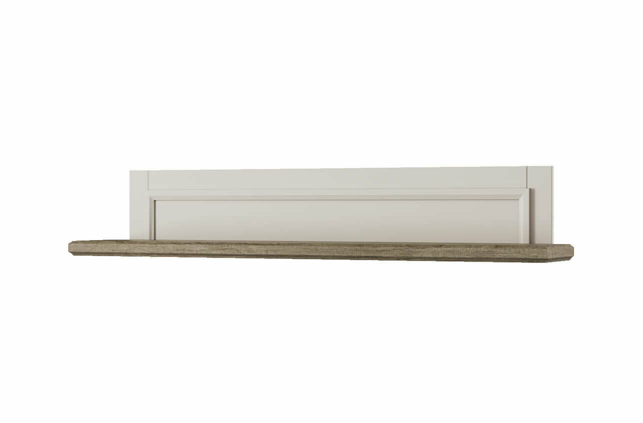 Полка навесная Анрэкс TOSCANA NEW персидский жемчуг/каньон Размеры: Высота 219мм Глубина 216мм Ширина 1250мм