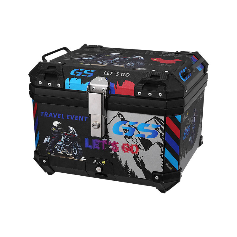 Багажник HY57, для мотоцикла, скутера, электромобиля, черный