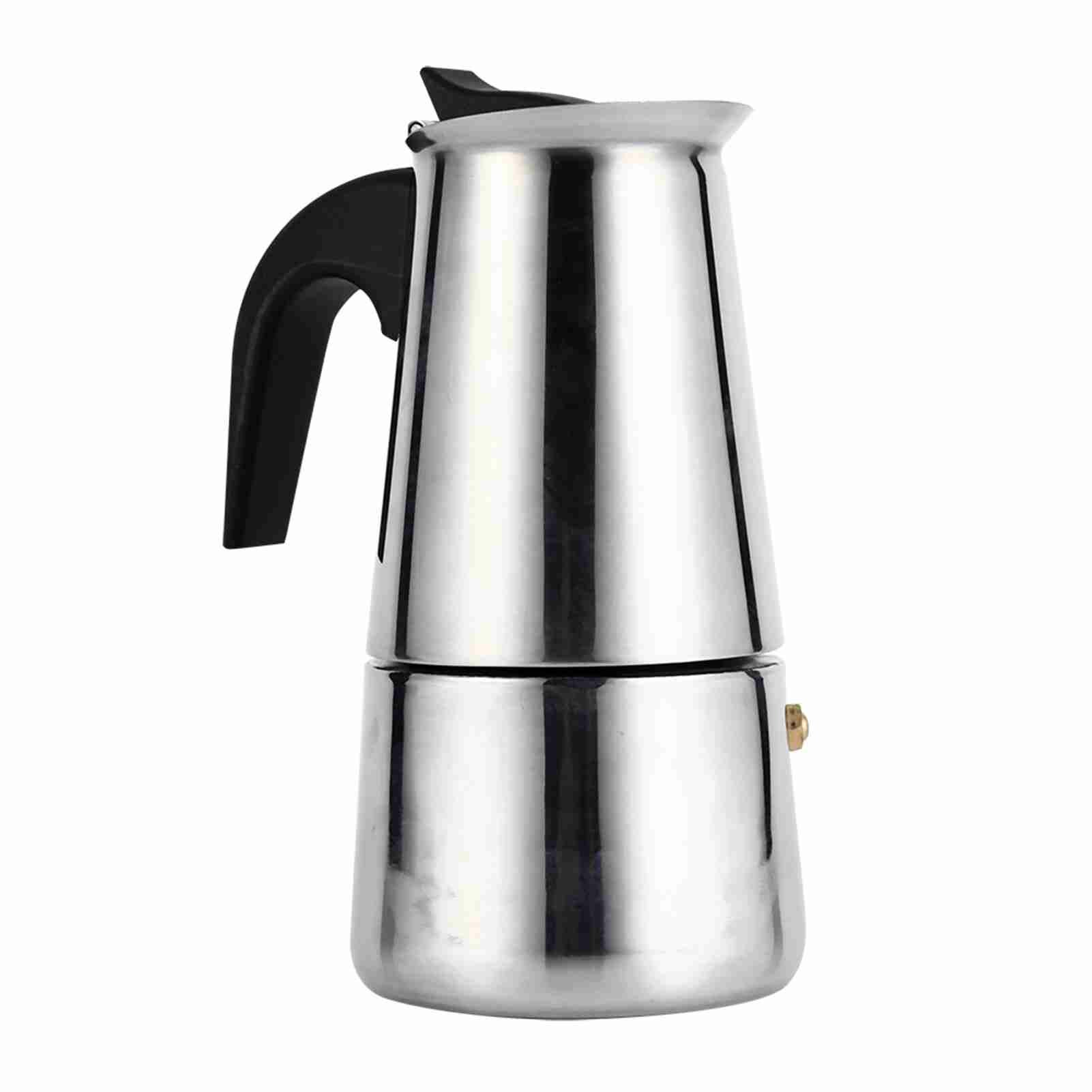 Перколятор из нержавеющей стали Moka Pot Coffee Maker Плита Home Office (200 мл)