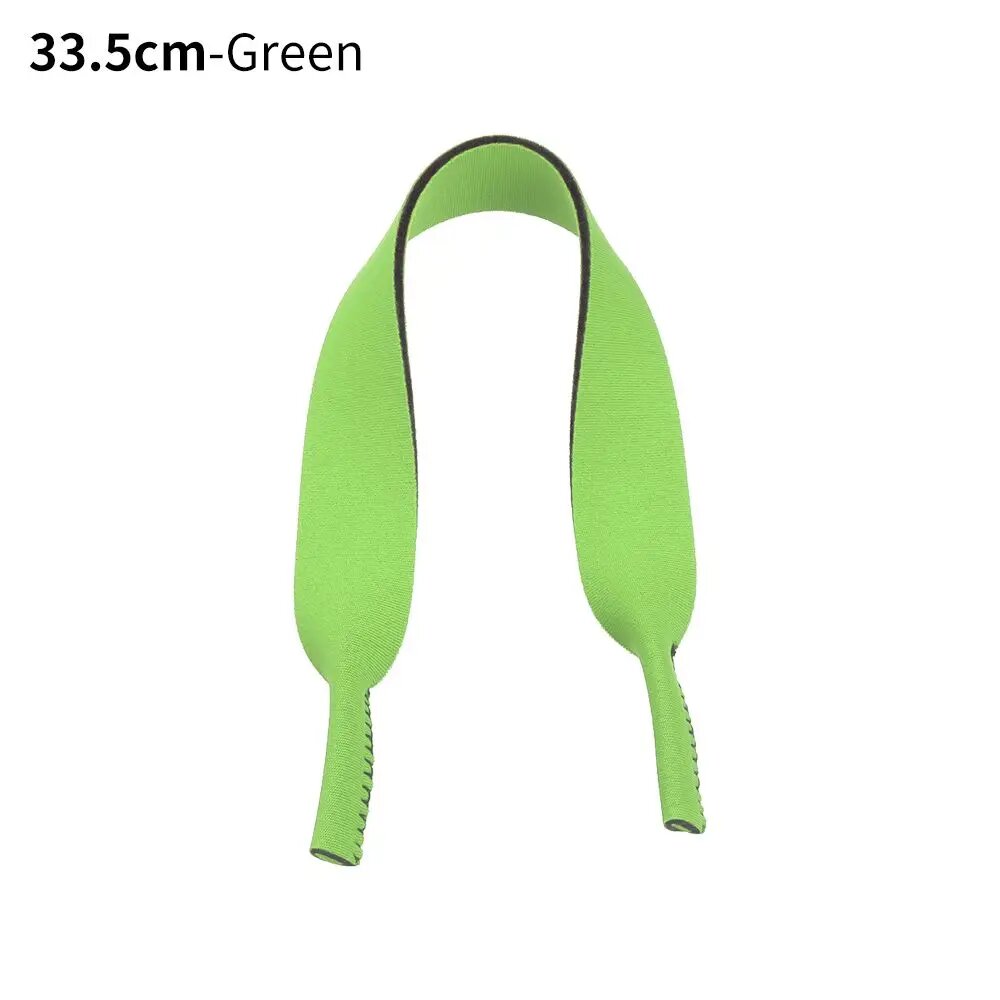 Регулируемый неопреновый шнурок для очков, 1 шт. Зеленый, Green-33.5cm