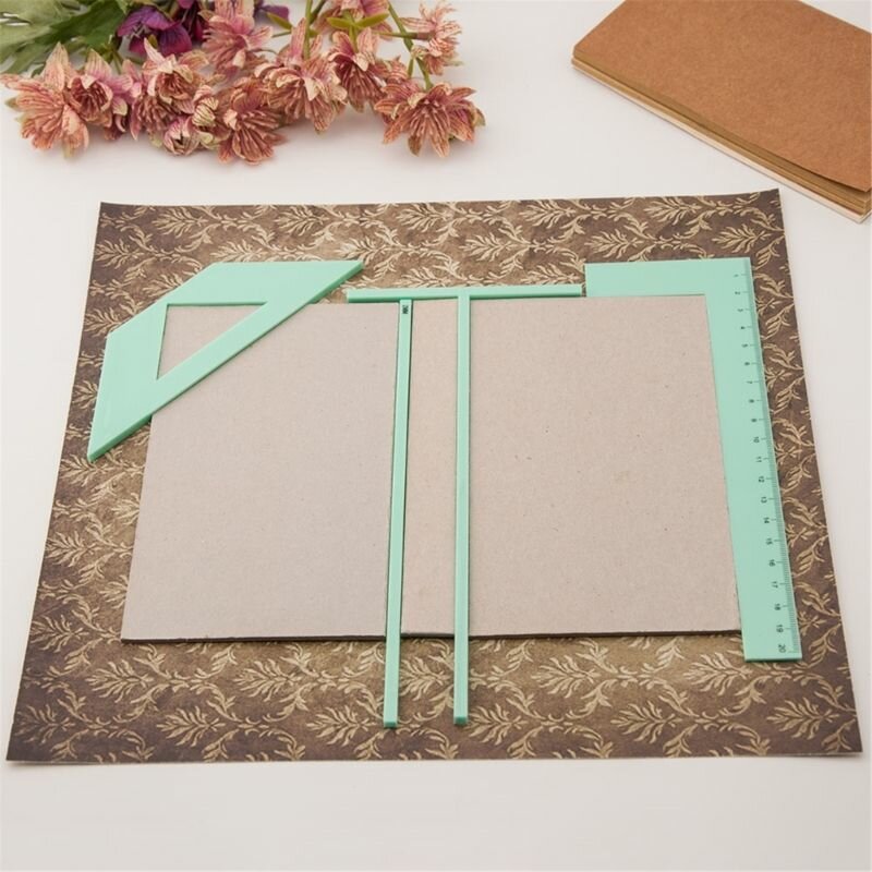 Изготовление обложки альбома позиционирующая линейка перфорированный переплет набор для сшивания швов TL023