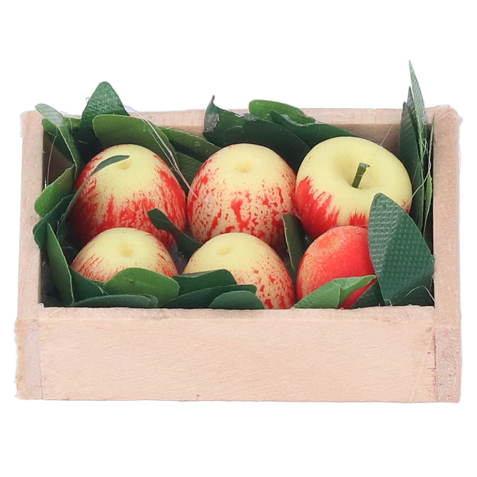 1:12 Яблоки для кукольного домика, милая миниатюрная модель фруктов для детей, украшение кукольного домика, декоративный аксессуар для сцены из жизни кукольного домика