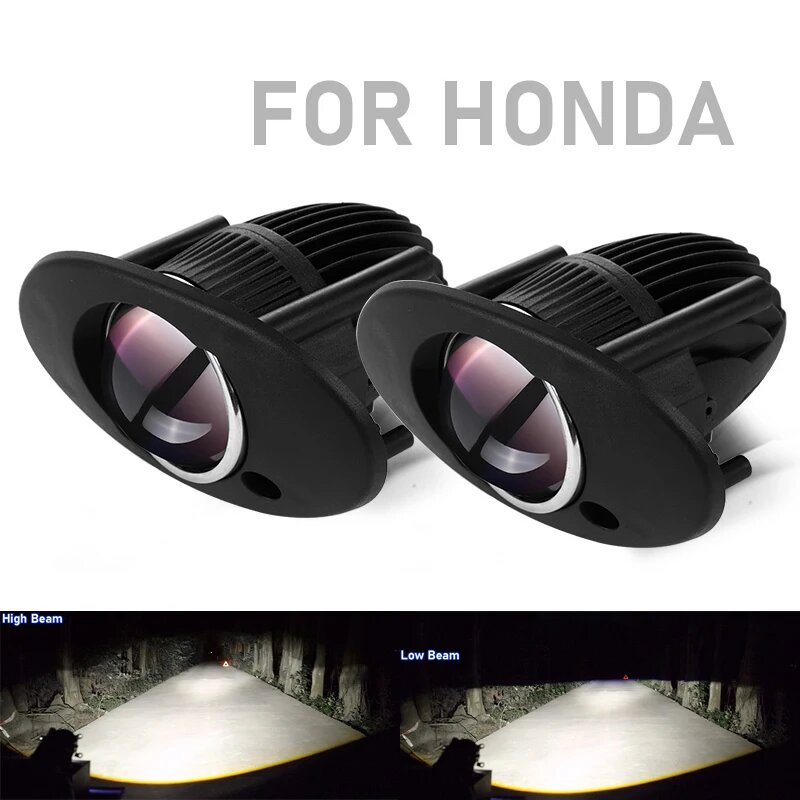 Двухсветодиодные противотуманные фары, линзы проектора, 2-дюймовые линзы дальнего и ближнего света для Honda Accord/Jade/Spirior/Vezel/XR-V/CRV 2017 2018 2019