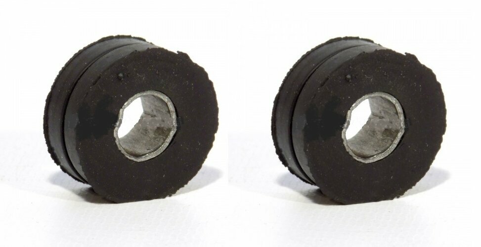 Втулки кронштейна крепления приемной трубы к КПП Волга, ГАЗель (на 2 болта)