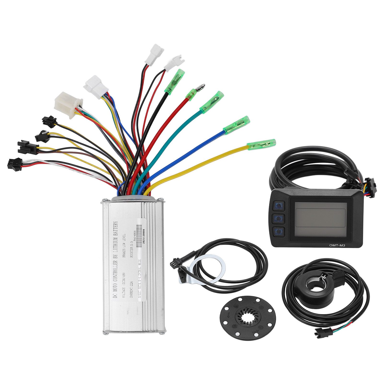 Электрический велосипед контроллер 26 В 48 В общий контроллер скорости с панелью дисплея OMTM3 для двигателя 500 Вт