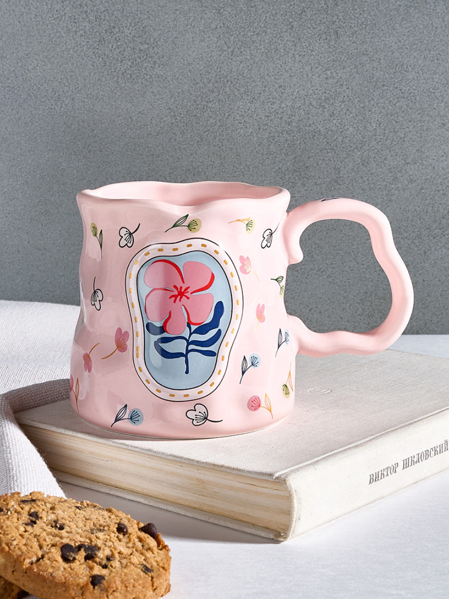 Кружка от бренда "Тепло в руках" - "Pinterest", керамическая, ручная работа, подарочная упаковка