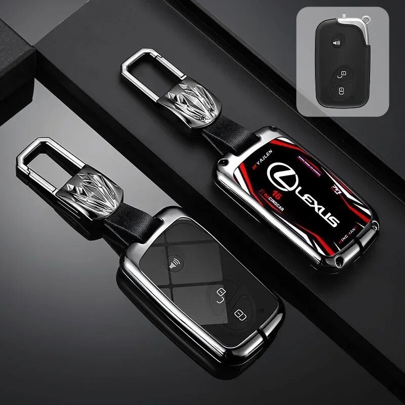 Чехол для автомобильного ключа из цинкового сплава для Lexus IS250 IS300C CT200H C-black keychain