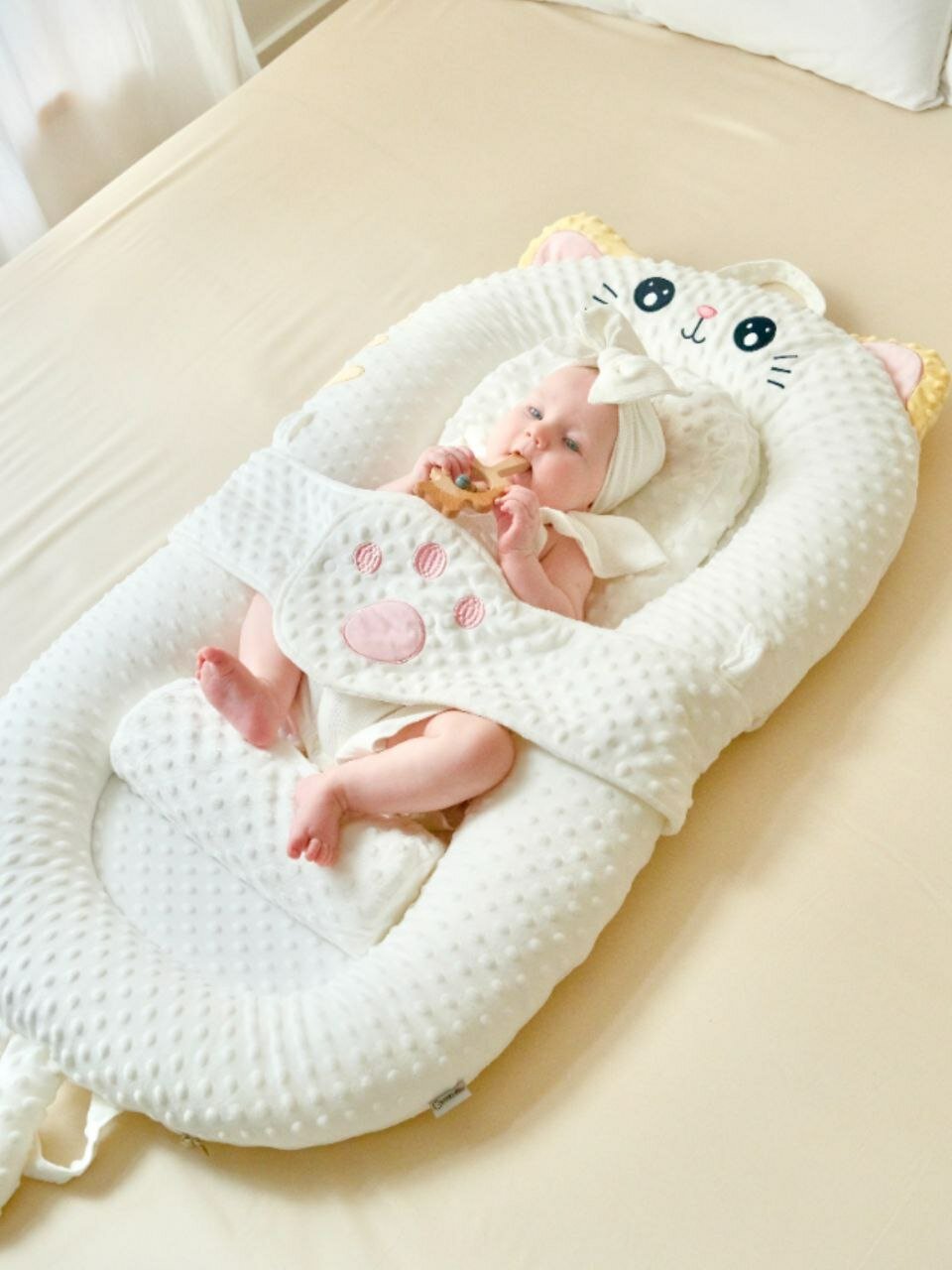 Cocodoudou Матрас-кокон материал наполнителяИскусственные материалы, 60x105 см