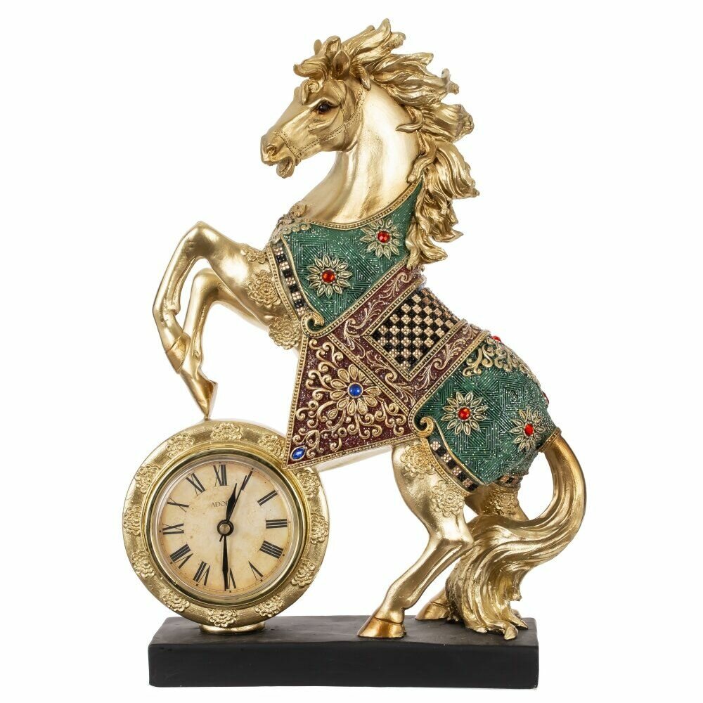 Часы настольные "Лошадь" 23х7х33 см