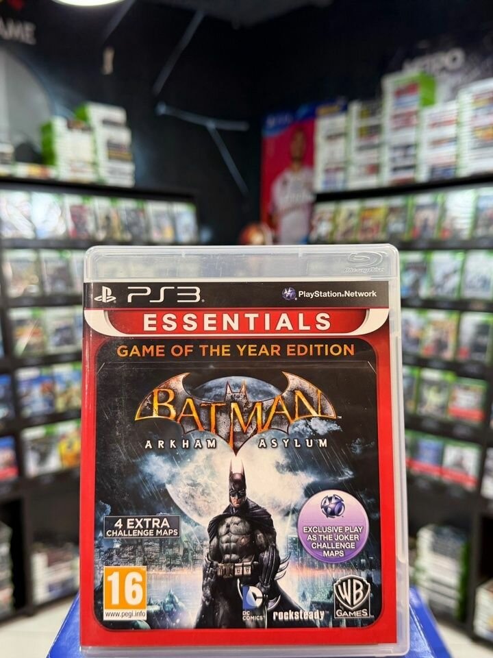 Игра Batman: Arkham Asylum Game of the Year Edition PS3 (Box)