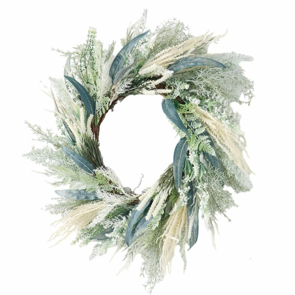 Садовая гирлянда из искусственных листьев лаванды