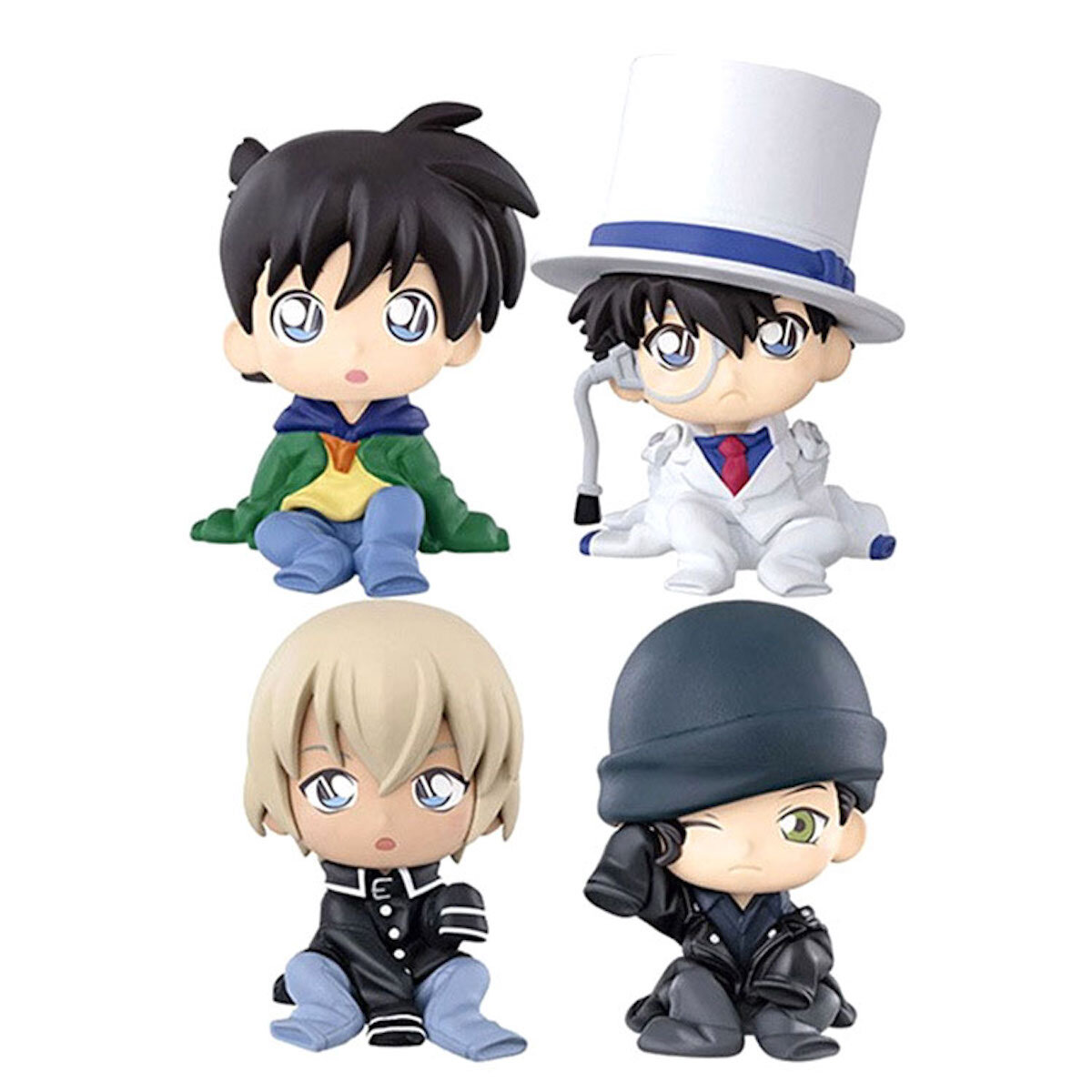4 шт./лот Детективы Конаны Конаны Эдогавас аниме фигурка игрушка статуэтка