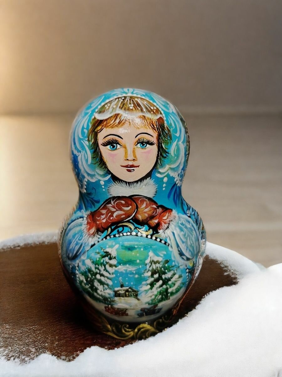 Матрешка Снегурочка