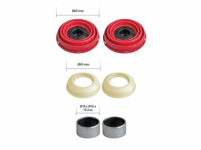 FREENCO Ремкомплект пятаков суппорта с буртиком KNORR BREMSE SERIES SB SN SK