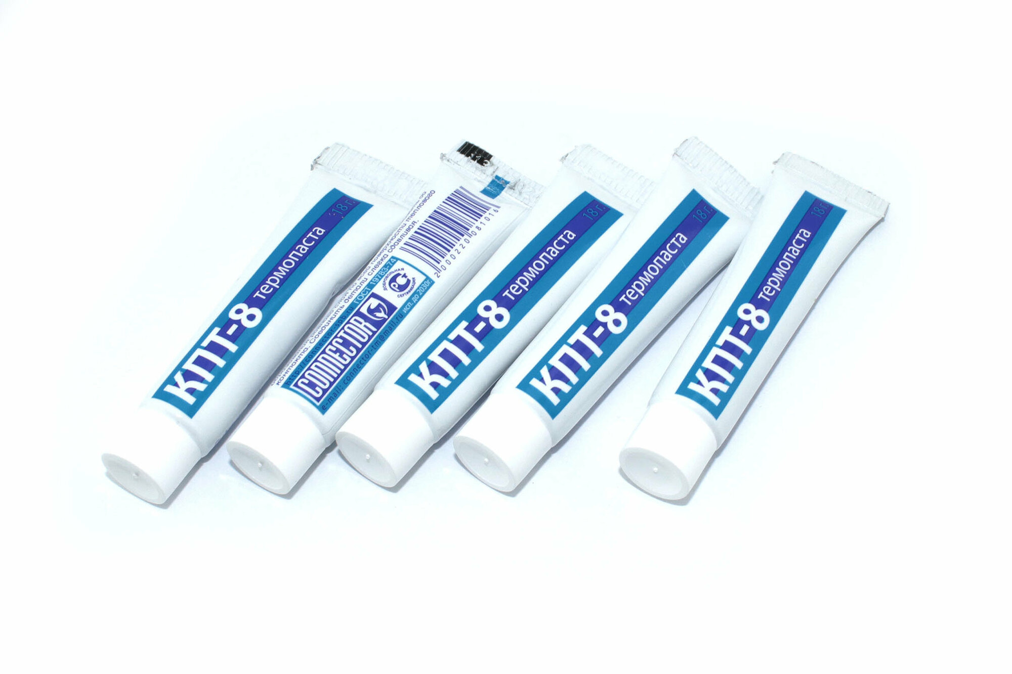 Термопаста КПТ-8 Connector тюбик 18гр. 5 шт