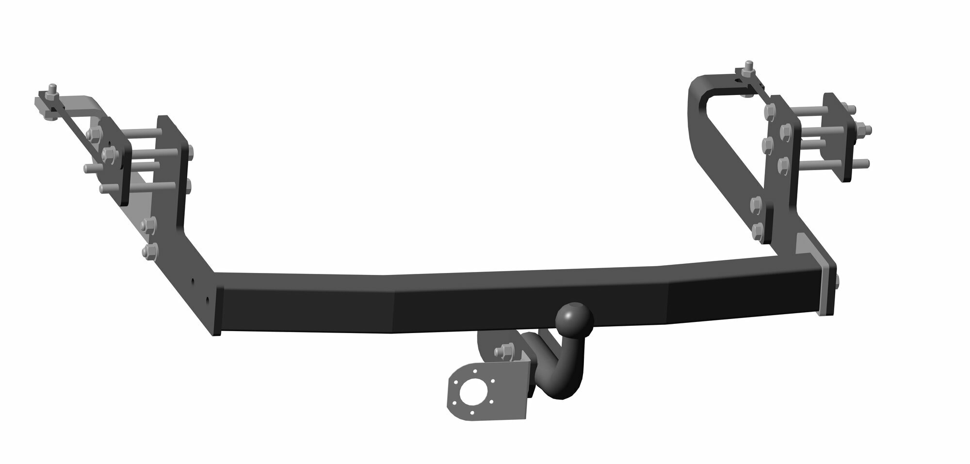 Фаркоп ORIS 3979-А, для Ford Torneo/Tourneo Custom/Transit/Transit Custom, условно-съемный шар типа А, 1500 кг