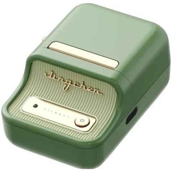 Термопринтер Nimbot Niimbot B21 Pro pine green (1747186) 300dpi 60мм/с/USB/BT для печ. этик. зеленый