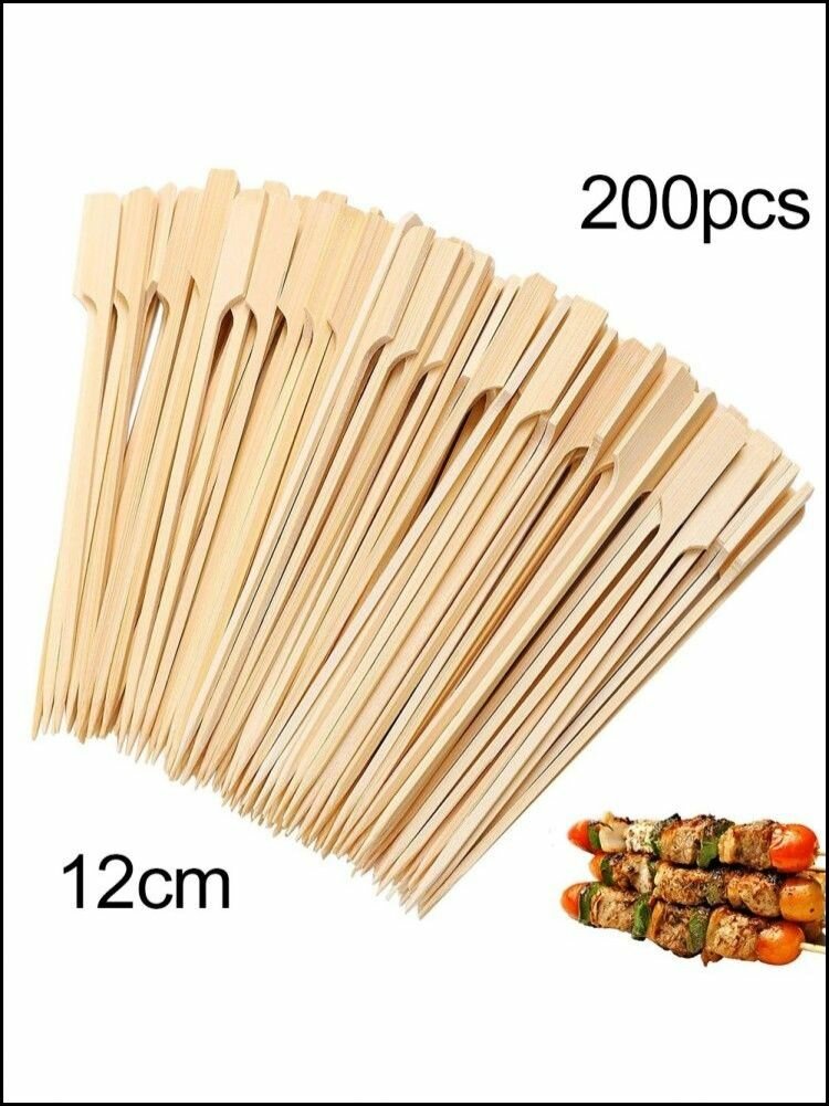 Эксклюзивные шампуры 200 штук деревянные