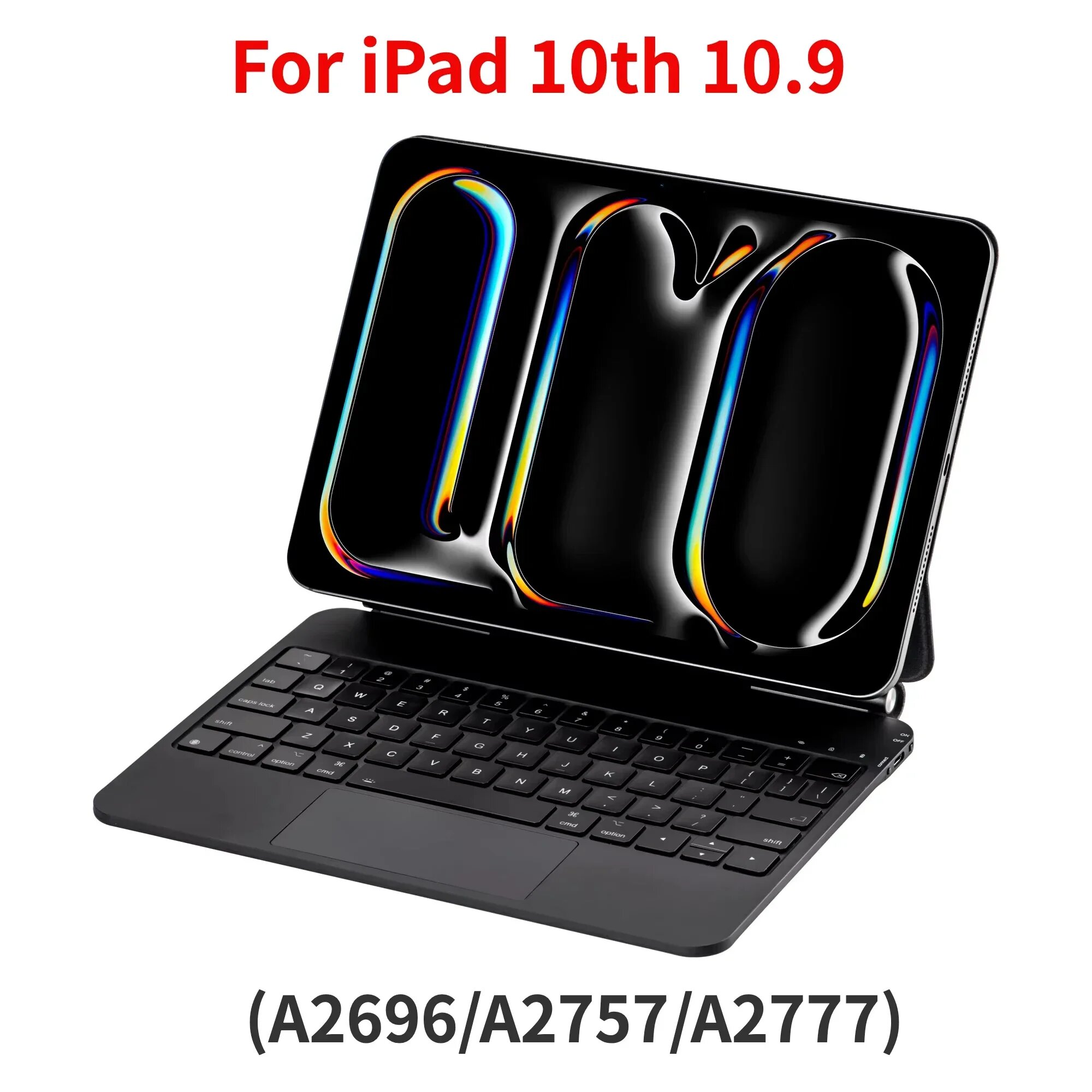 Волшебная клавиатура с подсветкой для iPad 11 2025 Air11 Air13 M3 2025 Pro11 Pro13 2024 M4 Air13 M2 iPad 10th Pro 11 12.9 Funda Keyboard