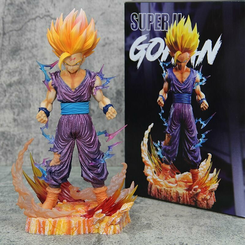 Dragon Ball Super Saiyan GK статуя Гохан Super Two аниме модель PVC 26 см