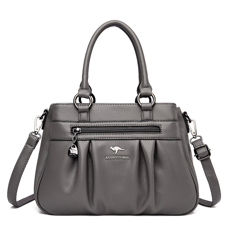 Women's bag new 2025 crossbody shoulder bag multi-compartment women's large capacity handbag European and American one-piece drop shipping
