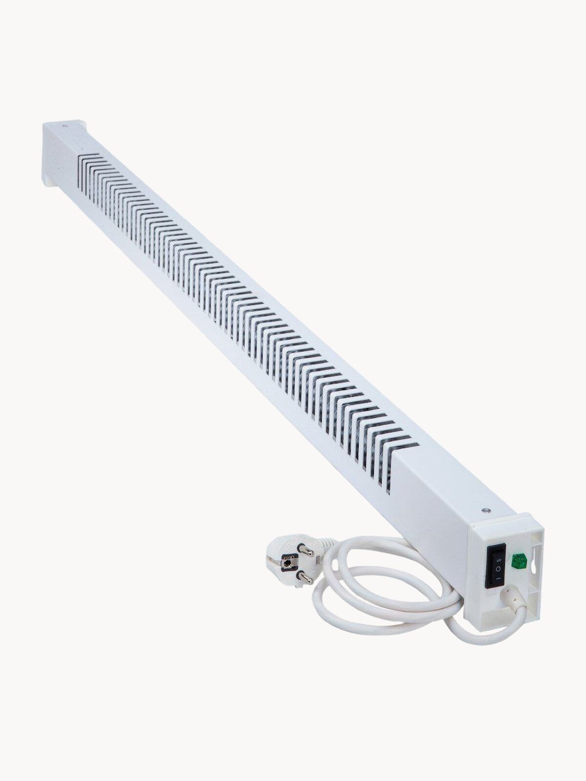 Обогреватель плинтусный Бриз БК 100Ф, белый, вилка слева