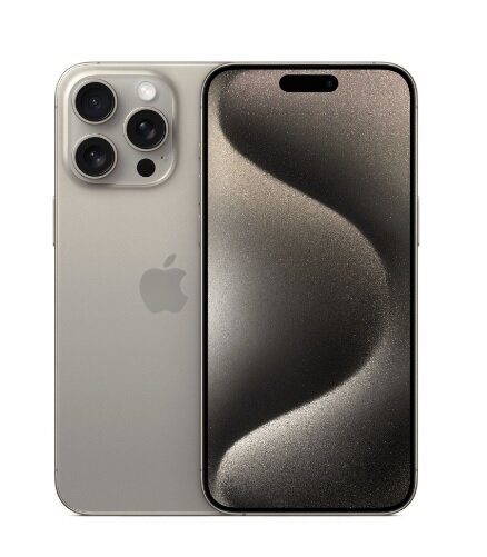 Смартфон Apple iPhone 15 Pro Max 1TB, Dual: nano SIM + eSIM, Natural Titanium