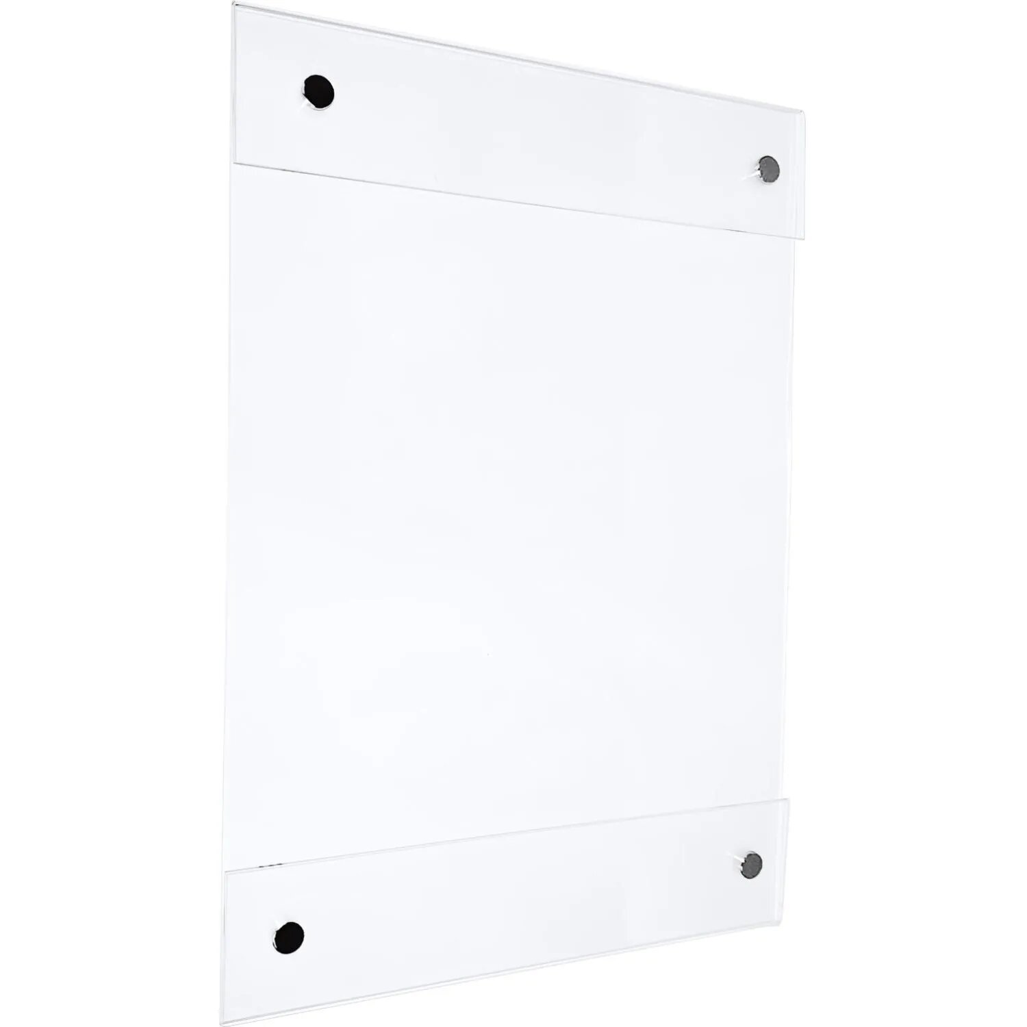 Карман настенный A4 (210х300мм) вертикальный на магнитах, Attache, акрил