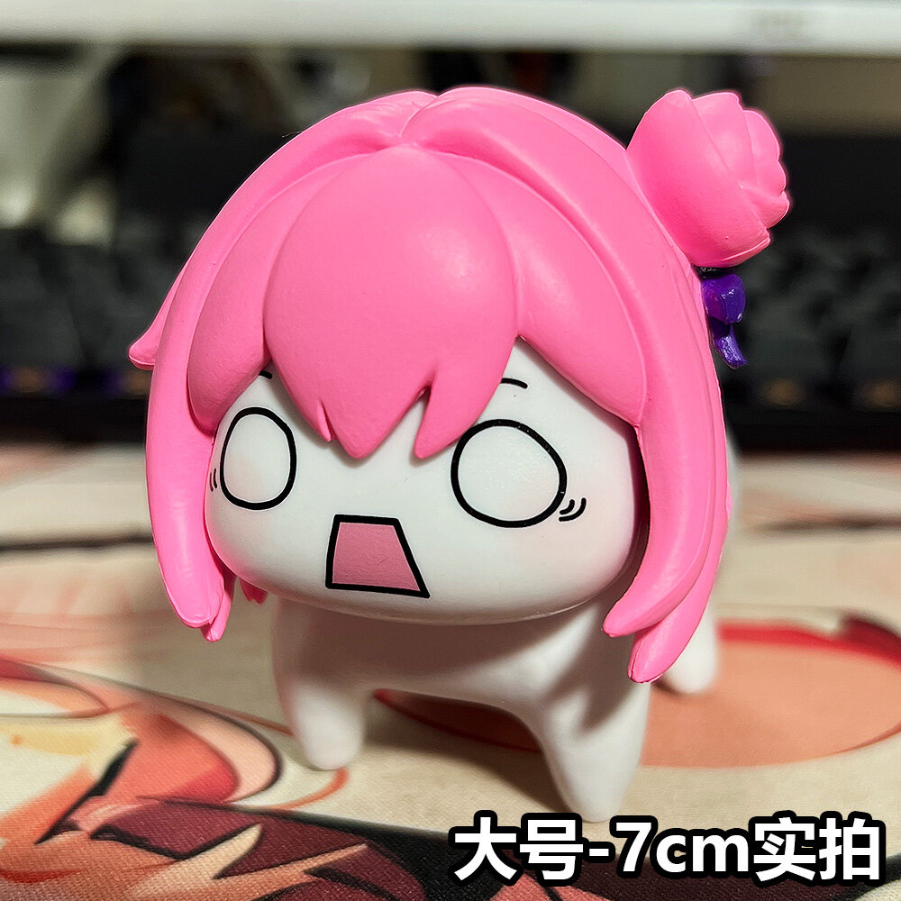 Чиби-модель Золушки Дороти, розовая собачка, поедающая апельсин, модная настольная игрушка.