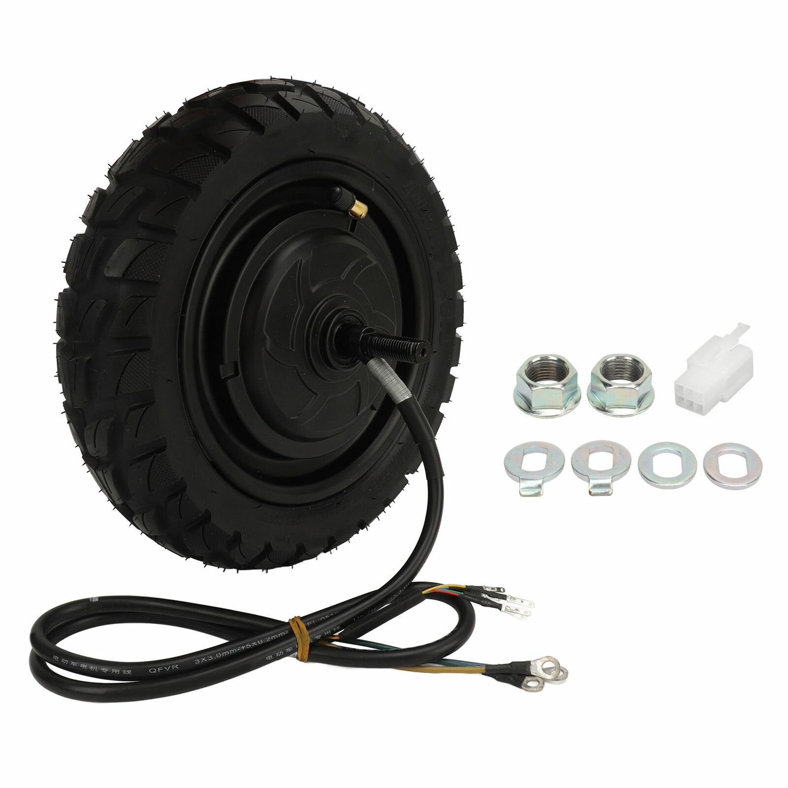 10-дюймовый мотор-ступица, 48-72В, 800-2200Вт, устойчивый к проколам, вакуумный, для электросамоката