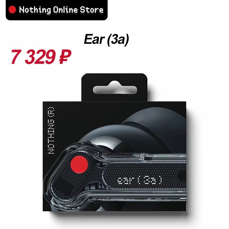 Глобальная версия наушников Nothing Ear (3a) с 12-мм динамиком, поддержкой Hi-Res Audio и активным шумоподавлением