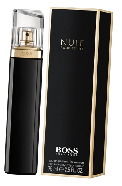 Hugo Boss Nuit Pour Femme 75 мл для женщин - Хуго Босс Нуит Пур Фам духи в черном флаконе