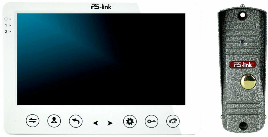 Комплект видеодомофона с вызывной панелью PS-link KIT-715DP-201CR-S