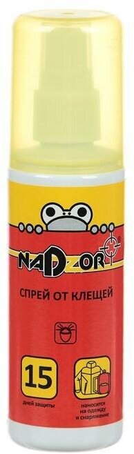 Спрей от клещей Nadzor, 100 мл