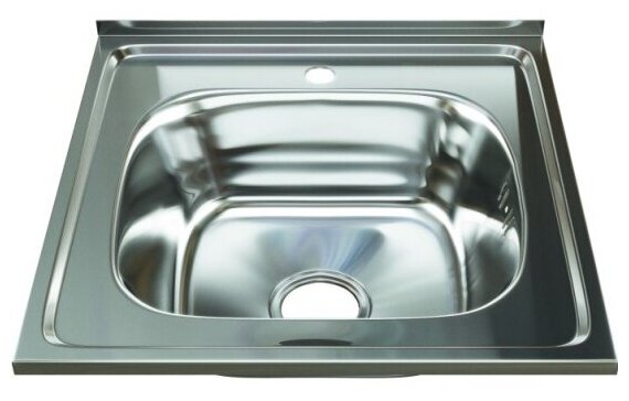 Кухонная мойка Mixline 50х50 (0,6) вып 3 1/2 16см с сифоном